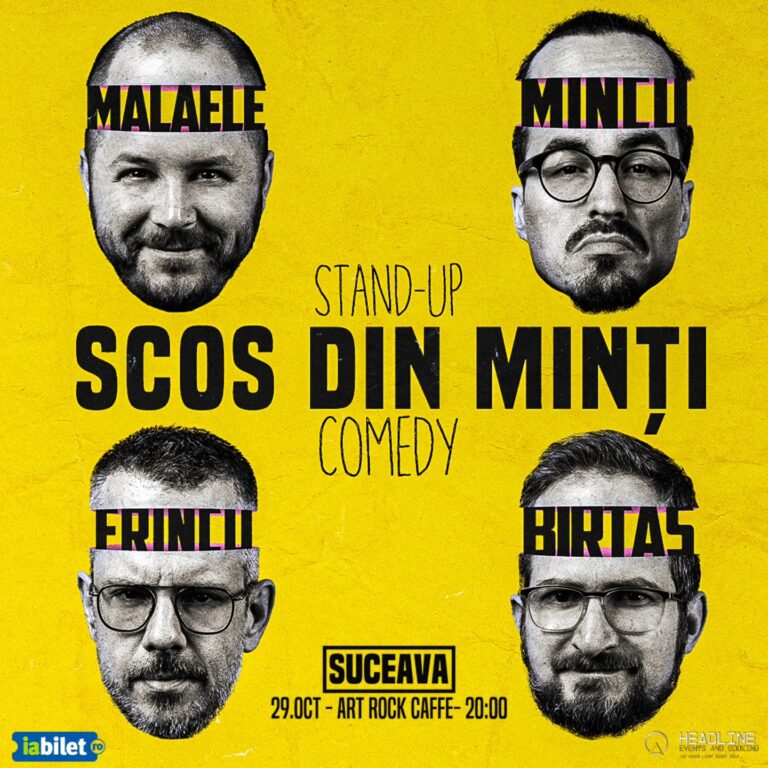 Fii "SCOS DIN MINȚI" de Râs, la Art Rock Caffe! - VIVA FM