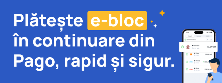 Locatarii ce folosesc e-bloc pot plăti prin Pago