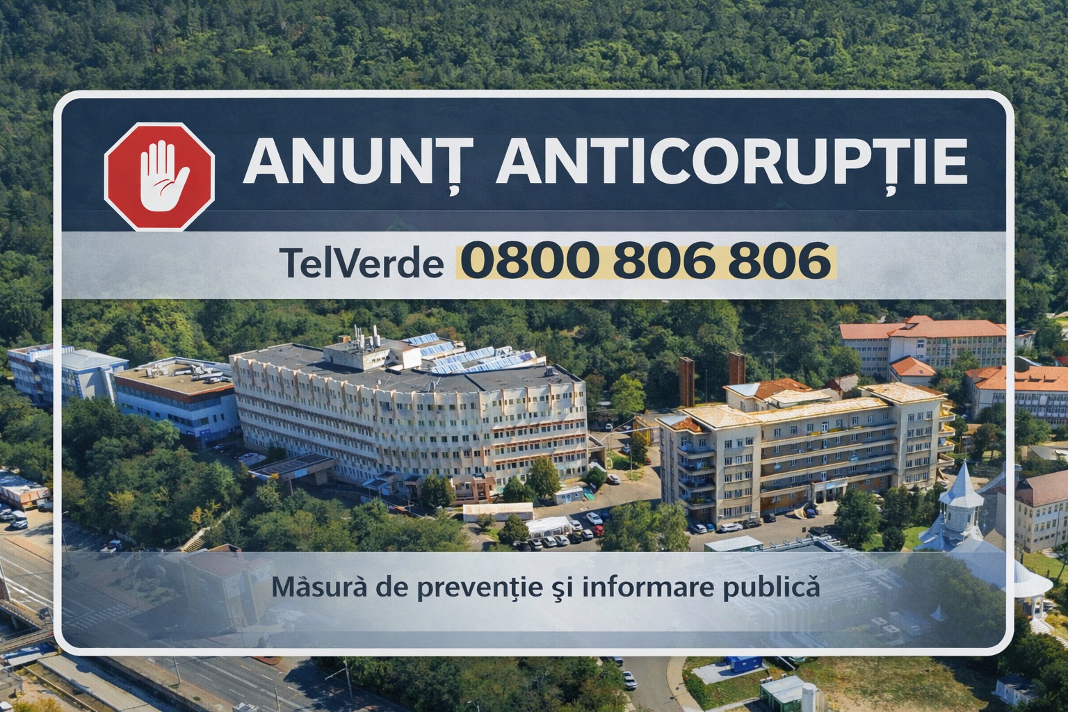 Telefon verde anticorupție, pus la dispoziţie de Spitalul Județean ...